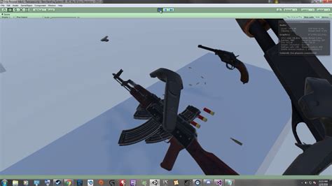 Unity3d Htc Vive Vr Weapon Interaction System Youtube
