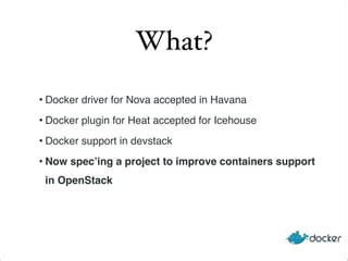 Docker And OpenStack At Rackspace PDF