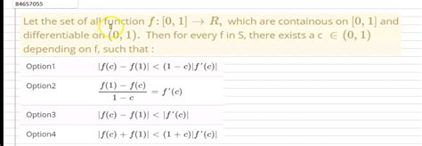 "Let the of all fynction ( f:[0,1] rightarrow R, ) which are containous on ( [0,1] ) and ...