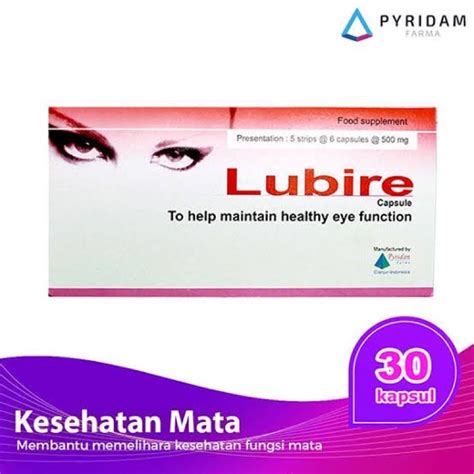 Jual Lubire Kapsul Vitamin Untuk Mata Shopee Indonesia