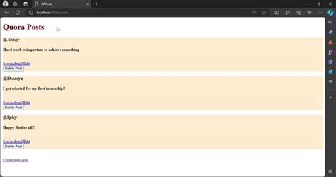 how to create quora posts using restful api s sparshi singh posted on