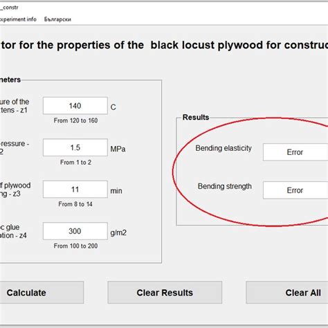 Error Message For Calculator Window Download Scientific Diagram