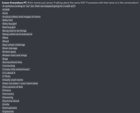 Biggest Snowflake Trigger List Ive Ever Seen Rsystemscringe