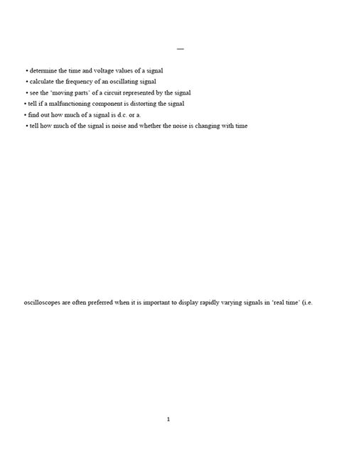 Lecture Four Oscilloscope Pdf