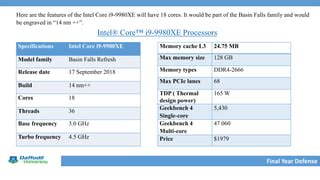 AMD Intel Latest Processor PPTX