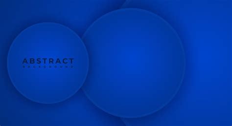 Premium Vector Abstract 3d Background Circle Blue Papercut Layer With Copy Space For Text Or