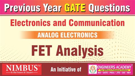 Previous Year Gate Questions Electronics Engineering Analog Electronics Qns 16 Ch 4