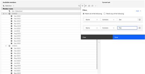 ibm planning analytics tips and tricks new filter option in set editor