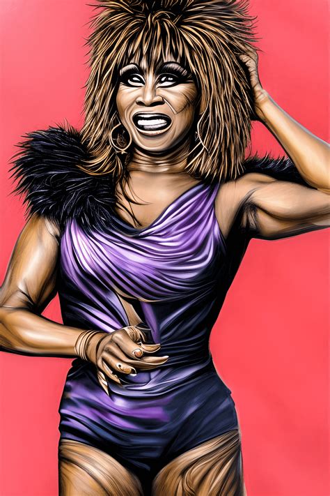 Tina Turner Disfrazada Creative Fabrica