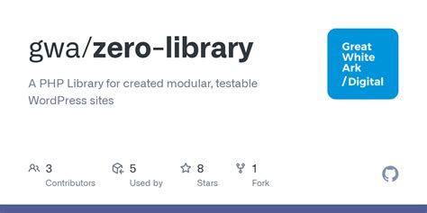 GitHub Gwa Zero Library A PHP Library For Created Modular Testable WordPress Sites