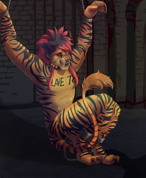 Rule 34 5 Fingers Ankle Cuffs Anthro Basement Belly Black Stripes