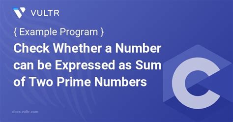 C Program To Check Whether A Number Can Be Expressed As Sum Of Two