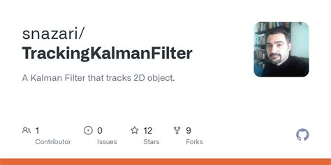 Github Snazari Trackingkalmanfilter A Kalman Filter That Tracks D Object