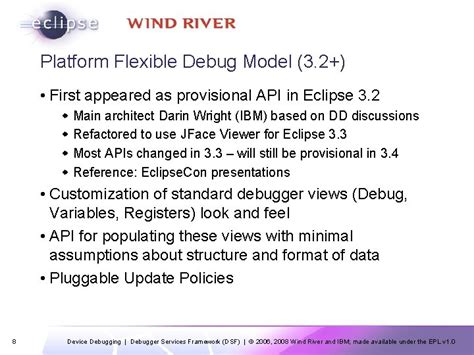 eclipse device debuging debugger services framework dsf martin