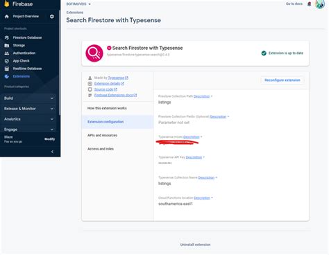 Firebase Typesense Extension Finished With Status Timeout Stack Overflow