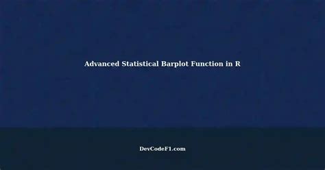 Creating A Save Function For Advanced Statistical Barplots In R With