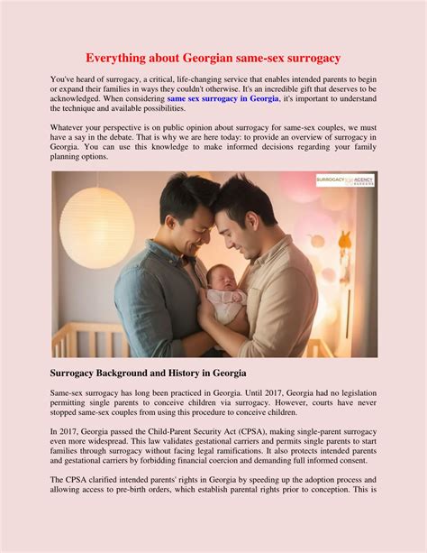 Ppt Everything About Georgian Same Sex Surrogacy Powerpoint Presentation Id13615546