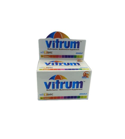 Vitrum Tablets Time Medical