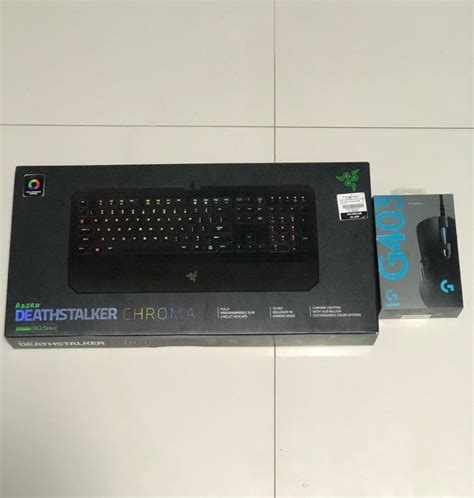 Logitech Razer Keyboard And Mouse Computers And Tech Parts And Accessories Computer Keyboard On