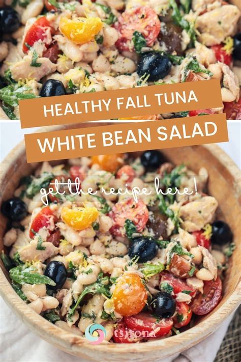 Healthy Fall Tuna White Bean Salad Recipe