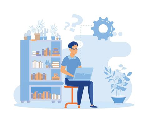 Computer Skills Requirement Abstract Concept Vector Illustration Set