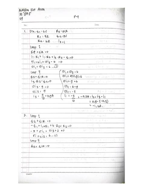 Hukum Kirchoff 2 Xii Ipa 5 Pdf