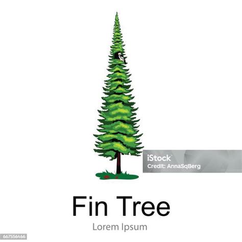 녹색 잔디 벡터 일러스트 레이 션에 흰색 배경 아이콘 분기와 야외 공원에 만화 절연된 핀 여름 나무 Leafs 0명에 대한 스톡