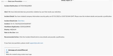 Responding To An End User Notification Zscaler