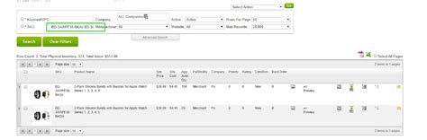 bulk search by a list of multiple skus on sellercloud from excel