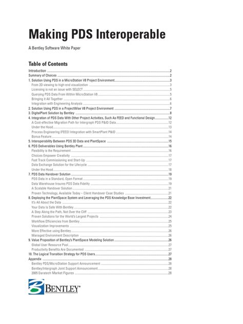 Plant Pds Paper Making Pds Interoperable Pdf Interoperability Databases