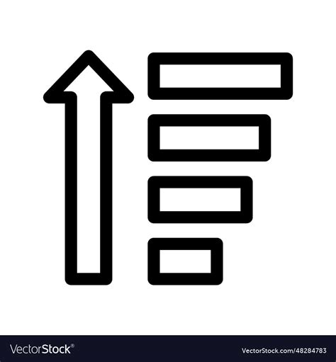 Sort Icon Royalty Free Vector Image VectorStock