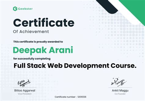 arani deepak on linkedin geekster fullstackwebdevelopment learning