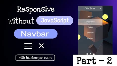 Navbar Without Javascript Part 2 By Pritika Bansal Navbar