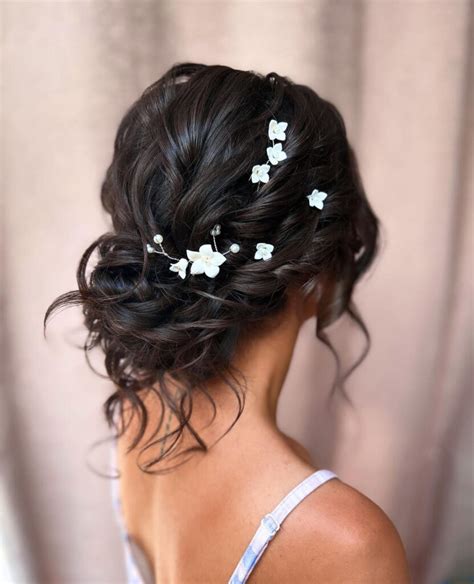 23 Wedding Updos For Medium Length Hair The Beauty May