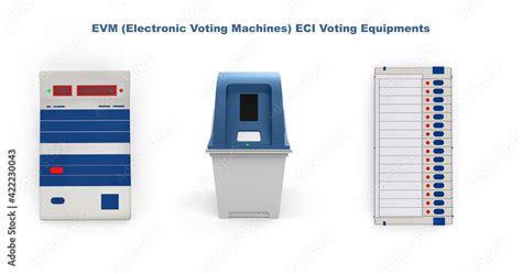 Electronic Voting Machine Evm Control Unit And Vvpat Eci Voting Equipments For Voting Election