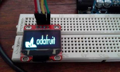 Arduino Serial Terminal Oled Con Biblioteca De Adafruit Ssd1306