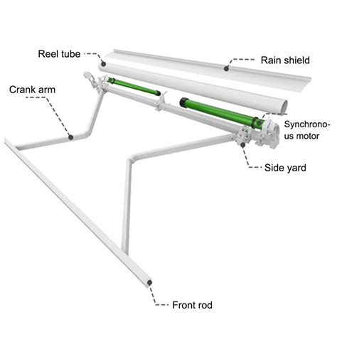 Smart Wifi Roller Shutter Motors Tubular Motors Φ59mm Suitable For Electric Roller Shutter Doors