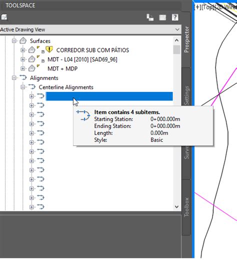 Civil 3d Api Alinhamentos Problemas Após O Audit Autodesk Community
