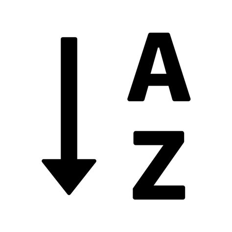 Sort Ascending Vector SVG Icon SVG Repo