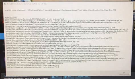 Ark Crashes On Play Does Anybody Know What Any Of This Means R Playark