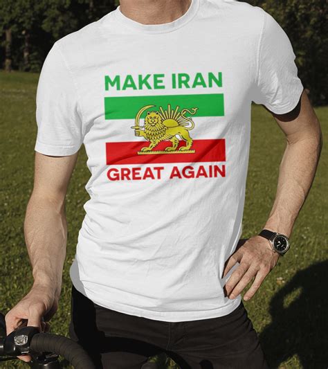 Make Iran Great Again Lion And Sun Symbol 2026 Free Iran Shirt Hoodie