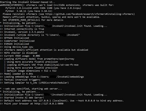 Bug Problem With Xformers Loading · Issue 3590 · Invoke Aiinvokeai · Github