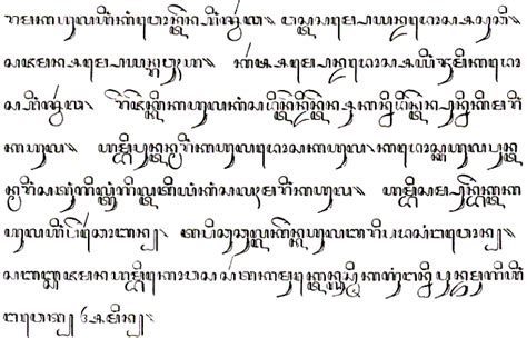 Javanese Ancient Language Sample Language Museum