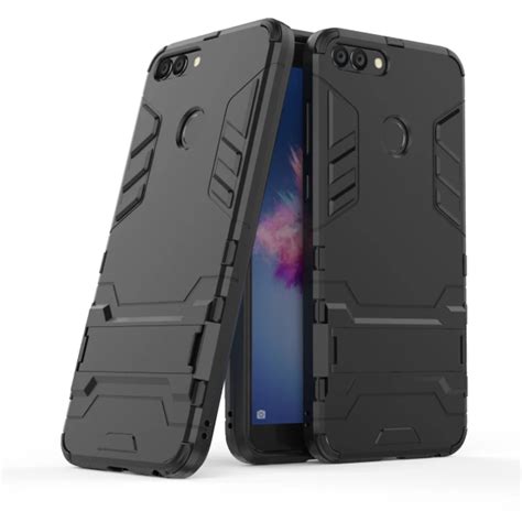 P Smart Armor Case Huawei P Smart Case Robot Silicone Rubber Hard Back Phone Cover For