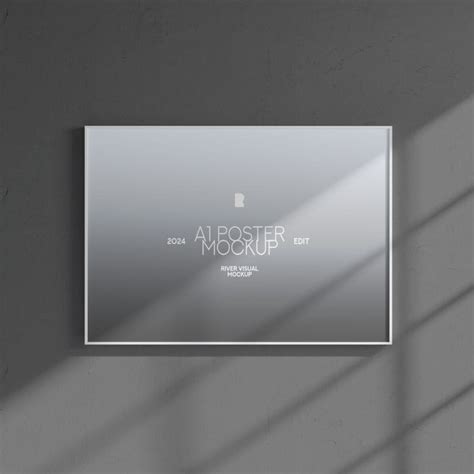 Free A1 Poster Mockup Psd