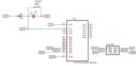 Attiny2313 Pinout Itlalar