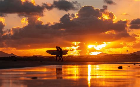 Surf Sunset Wallpapers 4k Hd Backgrounds On Wallpaperbat