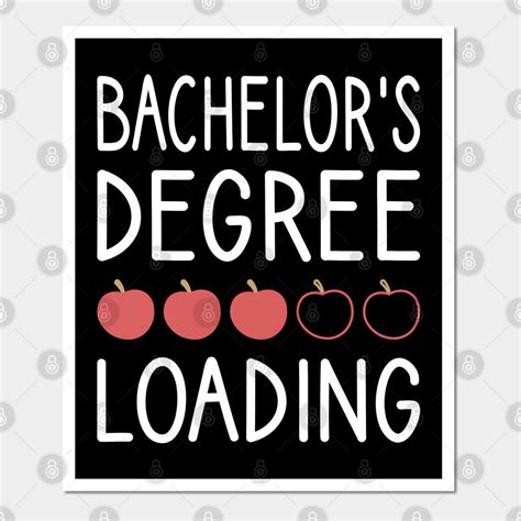 Bachelors Degree Loading Wall Art Print