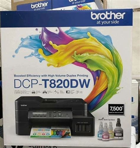 Brother Dcp T Dw Wifi Auto Duplex Color Ink Tank Multifunction Printer At Brother