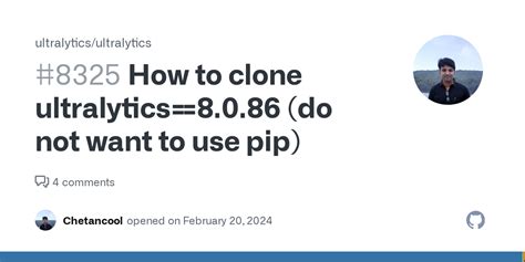 How To Clone Ultralytics Do Not Want To Use Pip Issue Ultralytics